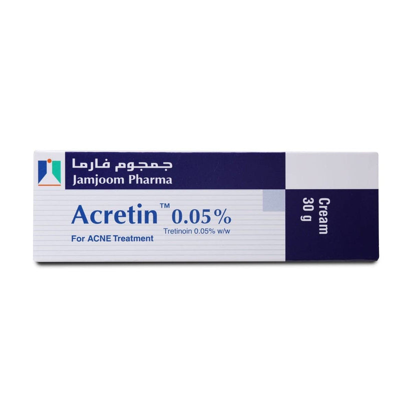 Acretin 0.05% Cream for Acne (Tretinoin) 30g – Haytam Parfumerie