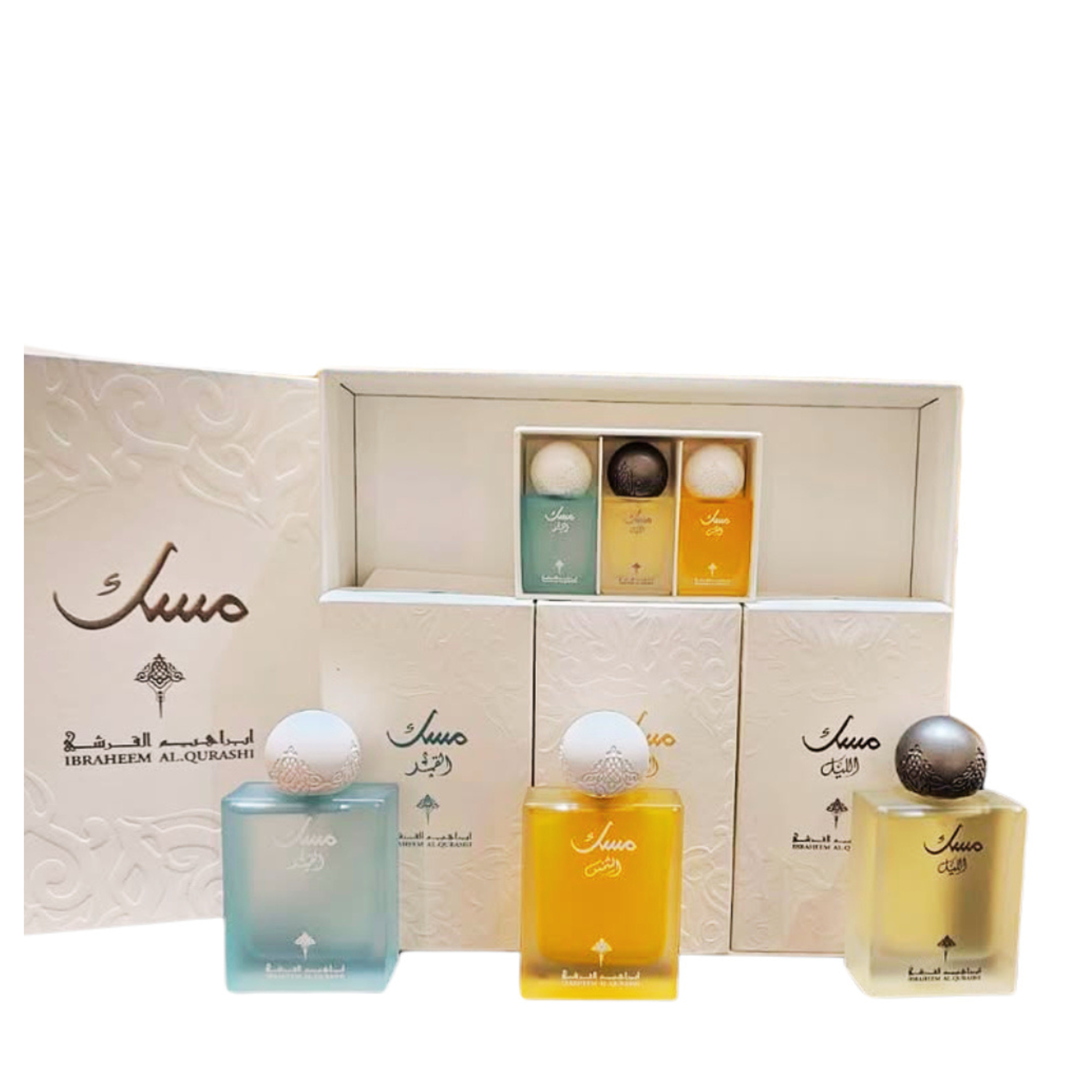 Ibraq Ibrahim Al Qurashi Musk Collection – 6 Pieces – Haytam Parfumerie